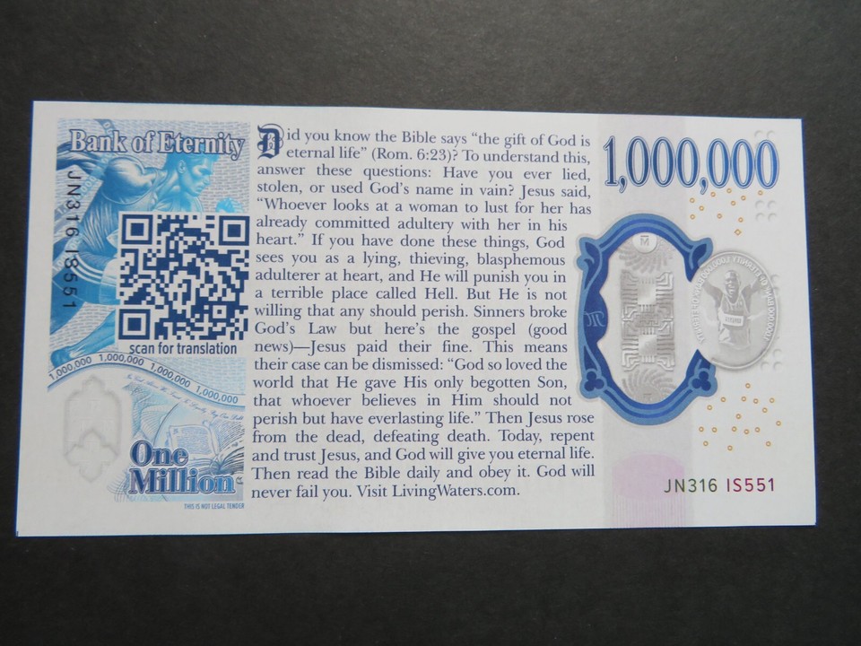 One Million Note $ € £1,000,000 Paris Summer 2024 Bill Pound Euro ...