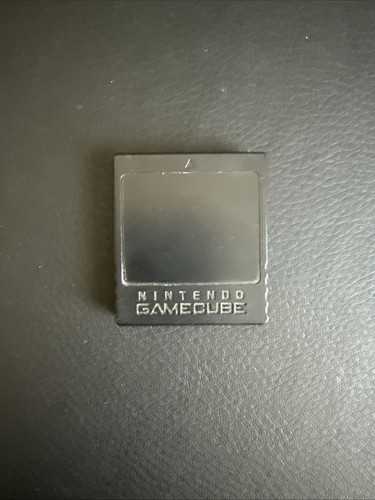 Official Nintendo GameCube Memory Card Black DOL-014 OEM 251 Blocks ...