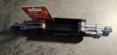 HUSKY 6PC FOLDING NUT DRIVER SET, SAE SIZES 3/16 TO 7/16. # 1003 433 ...
