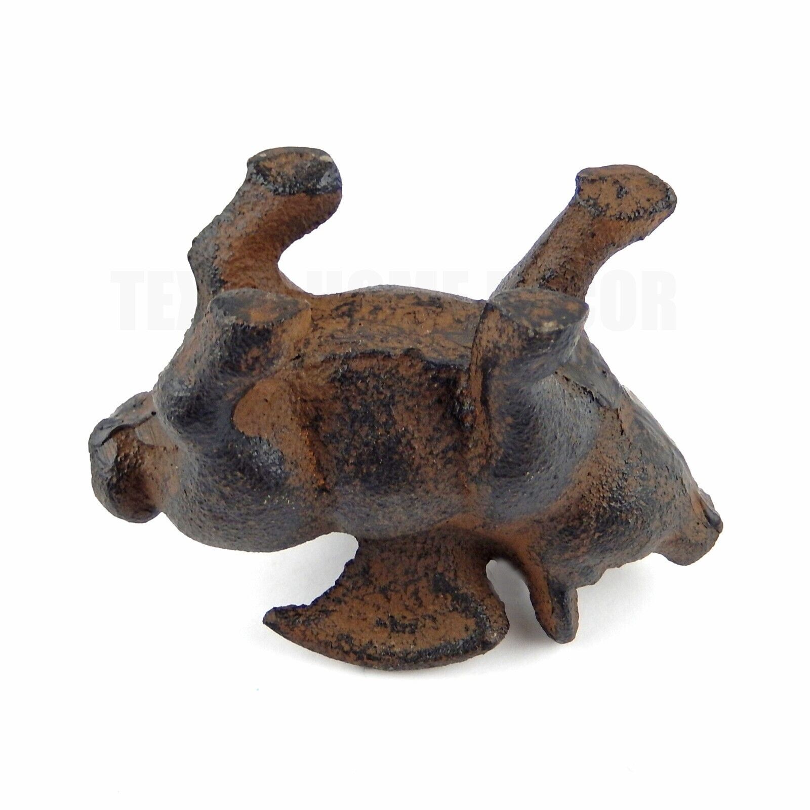 Cast Iron Flying Pig Figurine Rustic Statue Paperweight Garden Decor ...