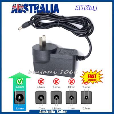 AU Plug DC 9V 1A Switching Power Supply Adapter Converter Charger AC ...