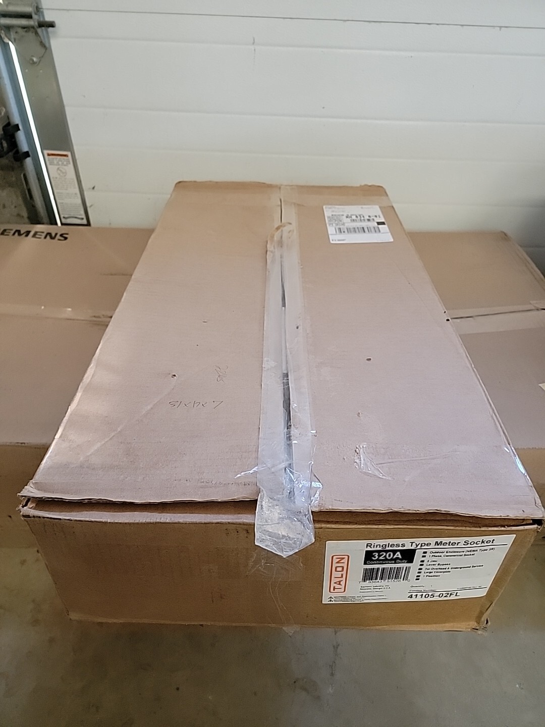 Siemens/Talon Lever Bypass Meter Socket 400 amp 120/240v stainless ...