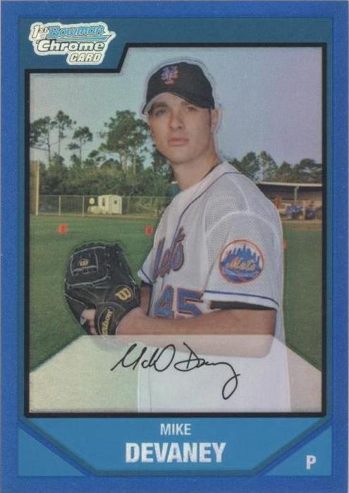 2007 Bowman Chrome - Prospects Mike Devaney #BC40 Blue Refractor /150 ...