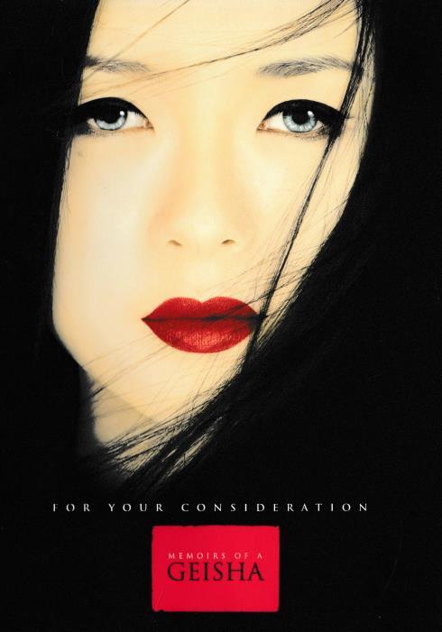 Memoirs Of A Geisha FYC DVD VIDEO MOVIE Columbia 2005 FOR YOUR ...