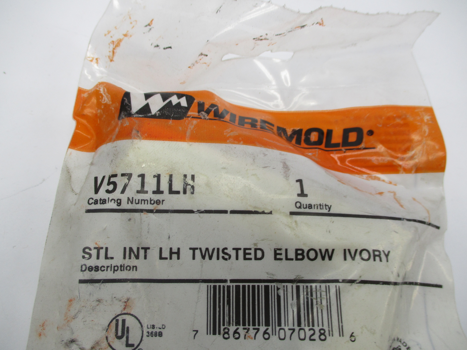 Wiremold Legrand V5711LH Internal 90 Deg Twisted Elbow for sale online ...