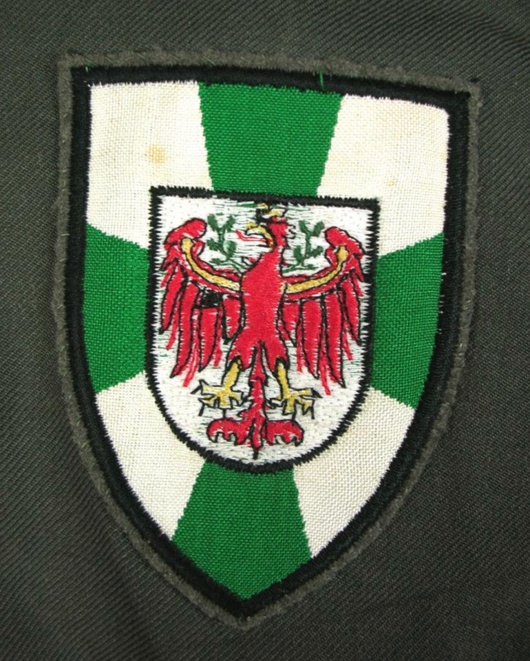 Vintage Austrian Army Commando Tirol Uniform Jacket Tunic with patches ...