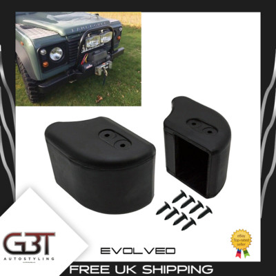 For Land Rover Defender 90 110 130 New Front Bumper Corner End Caps ...