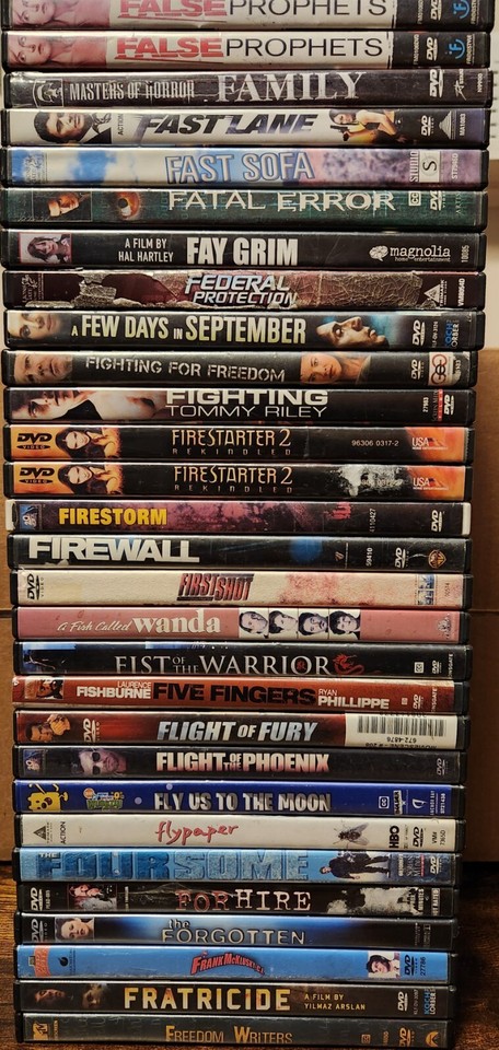 DVD Blowout Sale! F-L, $2-$12, DVD LOT, PICK & CHOOSE, Combined ...