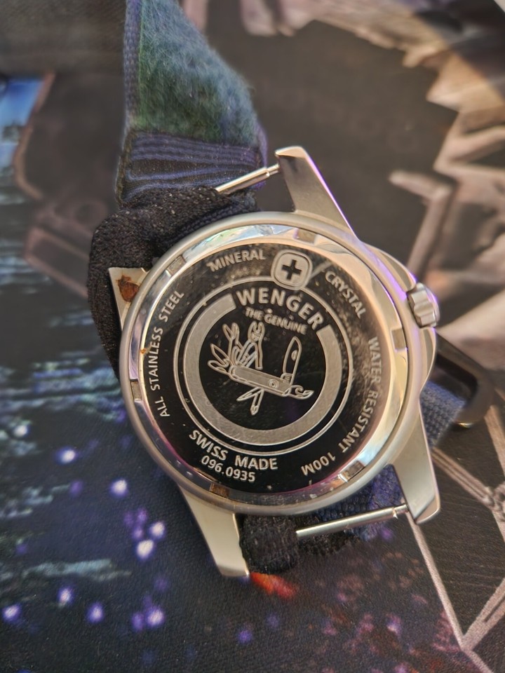 Wenger Men's Quartz Stainless Steel watch 096.0935 (Battery Replaced 18 ...