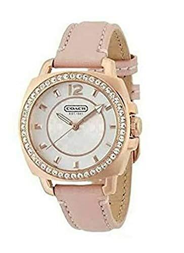 Coach 14503151 Boyfriend Rose Gold Gehäuse Pinkes Armband Damen Uhr ...