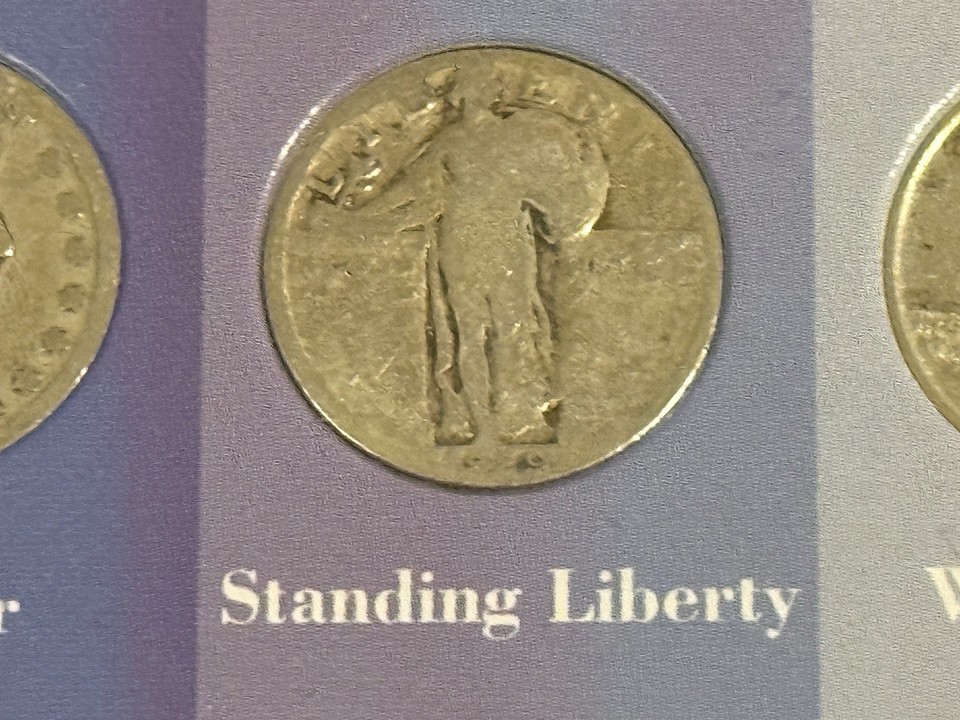 America’s Last 3 Silver Quarters Set – Barber, Standing Liberty ...