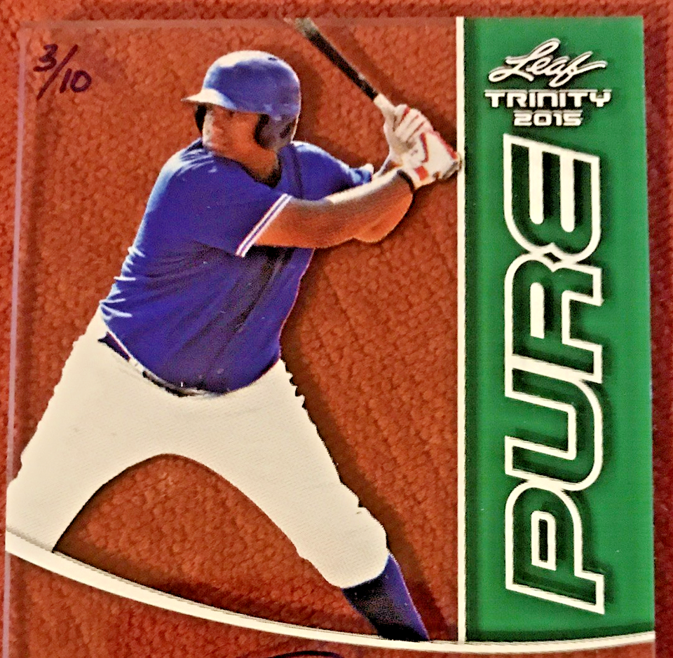 JOSH NAYLOR Auto ⚾️#3/10⚾️ 2015 Leaf Trinity Pure GREEN Autograph RC ⚾️ ...