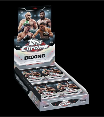 2024 Topps Chrome Boxing Hobby Box Sealed Case | PRESALE | EST SHIPPING ...