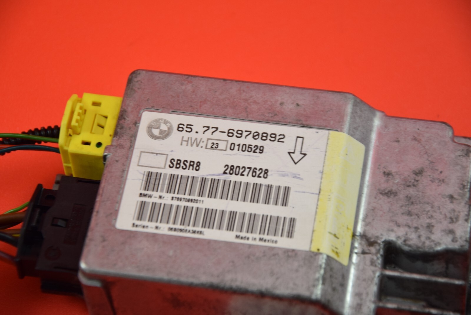 Y5 02-04 BMW E65 E66 745 750 760 B7 RIGHT SIDE B PILLAR FUEL SENSOR OEM ...