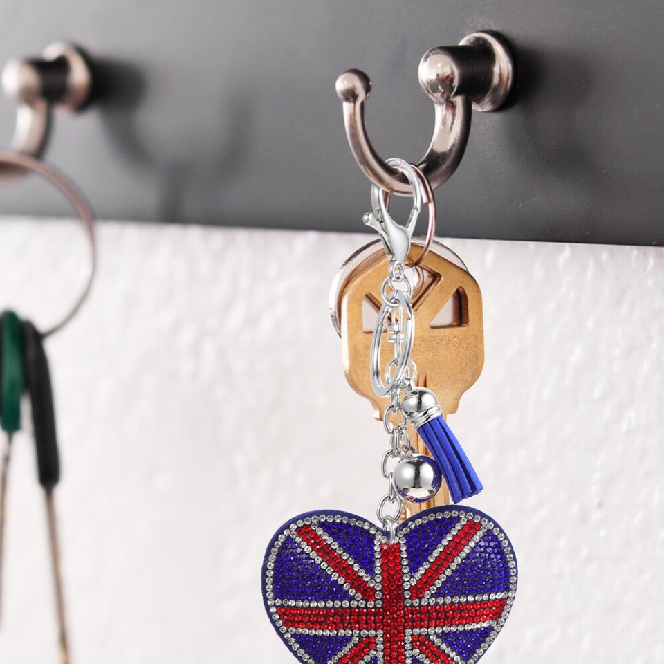 2 Pcs Keychain Decoration Union Jack Souvenirs Charms Keychains | eBay