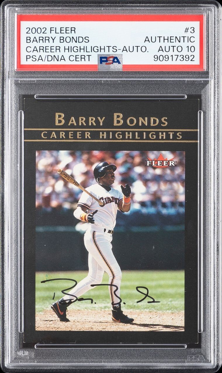 Barry Bonds Autographed Memorabilia | Signed Photo, Jersey ...