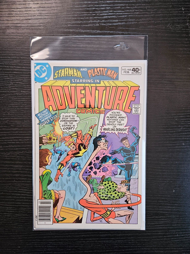 Adventure Comics #468 DC 1980 Starman Plastic Man Steve Ditko Bronze ...