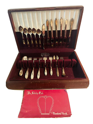 Nobility Plate Reverie Vintage Silverware 25 Piece Set With Case. | eBay