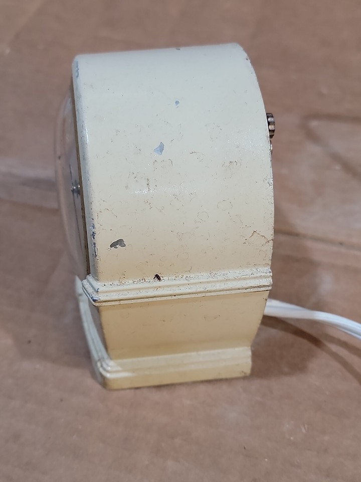 Vintage 1940s Ingraham Sentinel Lyric Model SA14 Off White Desk Alarm ...