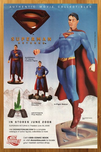 2006 Superman Returns Deluxe Figures & Statues Print Ad/Poster Brandon ...