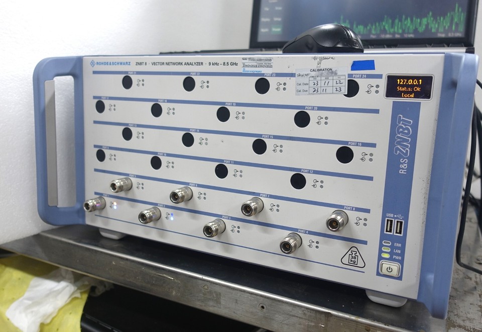 ROHDE & SCHWARZ R&S ZNBT 8 VECTOR NETWORK ANALYZER VNA 9 kHz-8.5 GHz ...