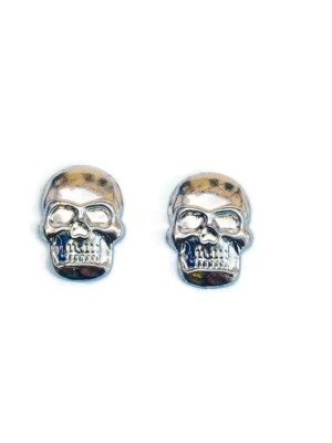 Silver Hotfix Skull Stud 16.2mm x 11.2mm | eBay