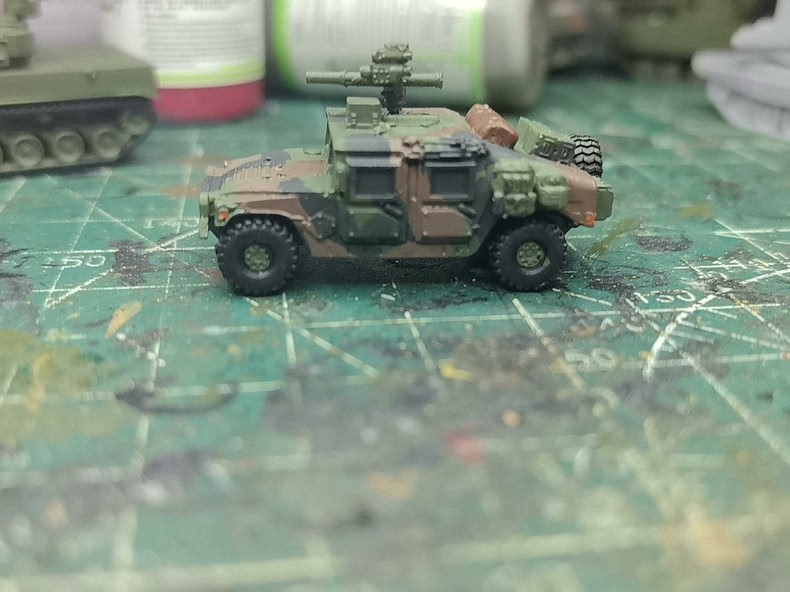 Handmade 3DPrinted 1/144 American military Humvee Model Finished ...