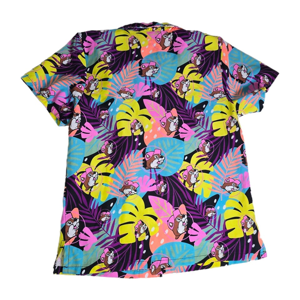 Bucees Kid's Hawaiian Shirt Tropical Camper Beaver Logo Surf Board ...