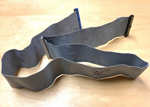 PATA Hard Disk Drive 40 Pin Parallel ATA Data Ribbon Cable Extra Long ...