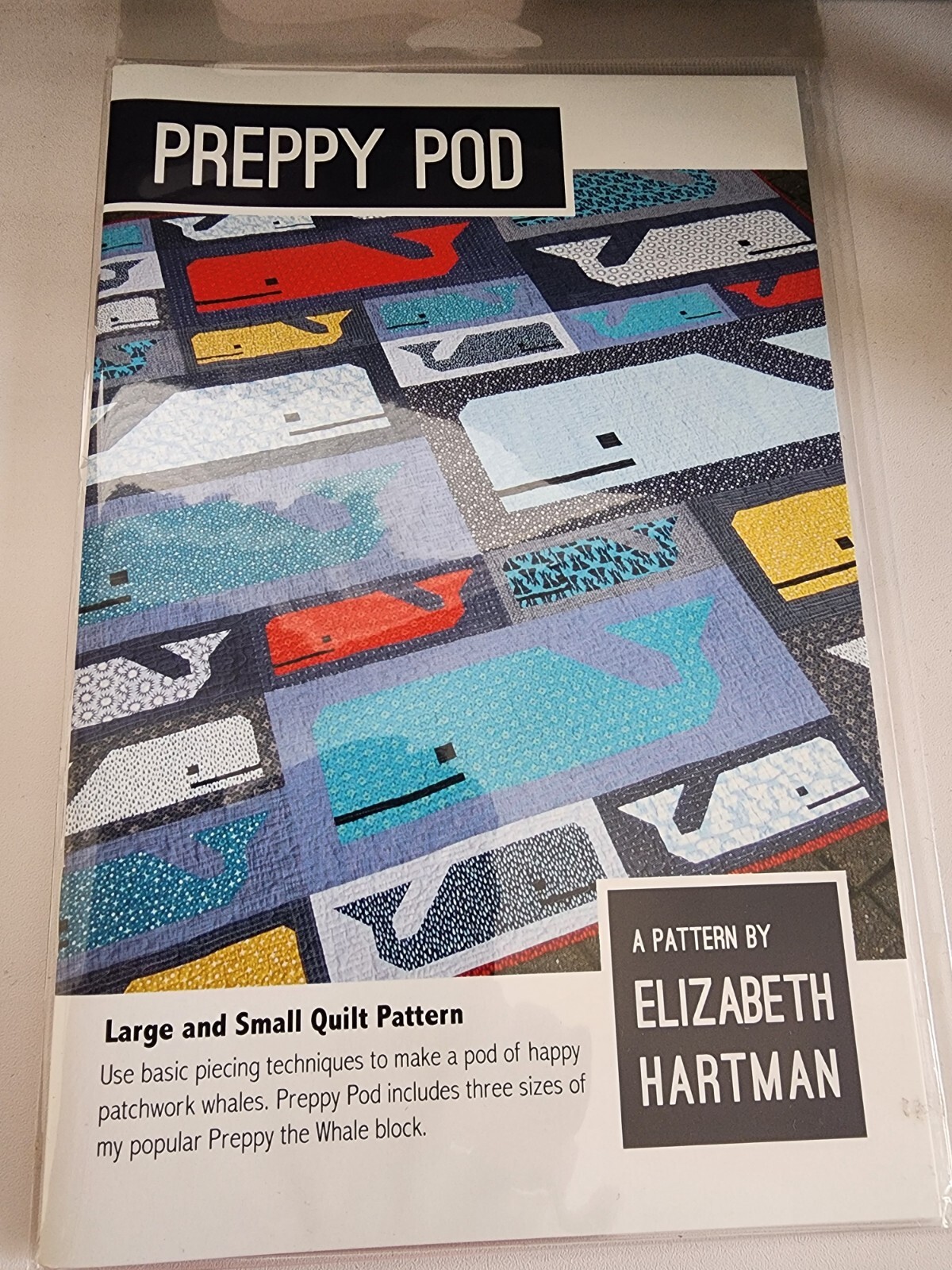 Preppy Pod Quilt Pattern by Elizabeth Hartman 75" x 72" or 45" x 48 ...