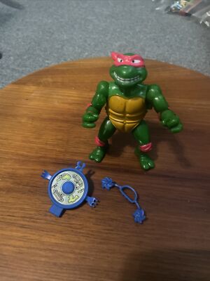 Vintage TMNT Ninja Turtles Figure Breakfightin Raph Wacky Action 1989 ...