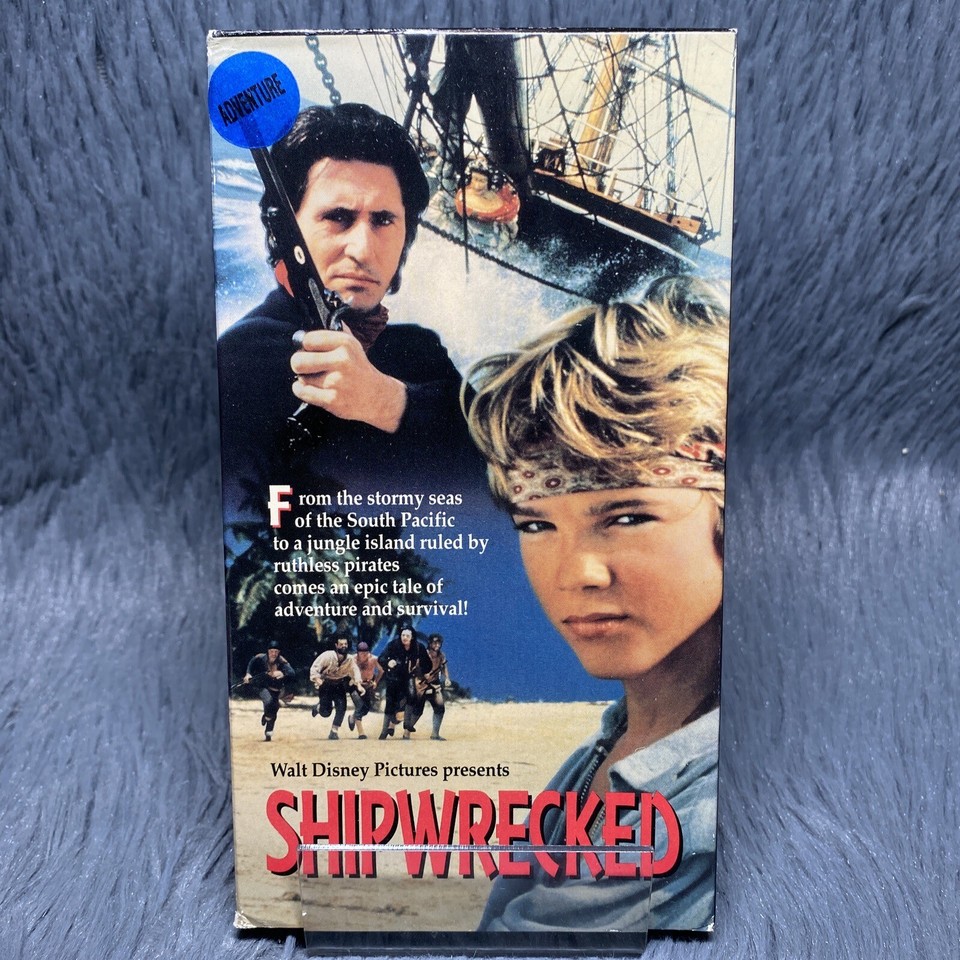 Shipwrecked VHS 1991 Video Tape Pirate Adventure Walt Disney Classic ...