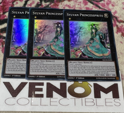 3x (M/NM) *EURO* Sylvan Princessprite MACR-EN093 Super Rare 1st Edition ...
