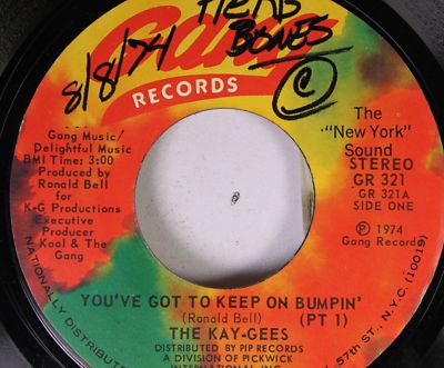 Soul 45 The Kay-Gees - You'Ve Got To Keep On Bumpin' (Pt 1) / you've ...
