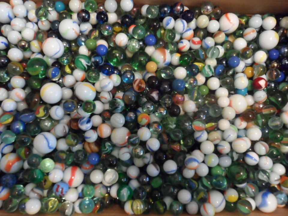 Large Lot Of Vintage Marbles Most in Great Condition 1000 Pec. Plus ! 6 ...