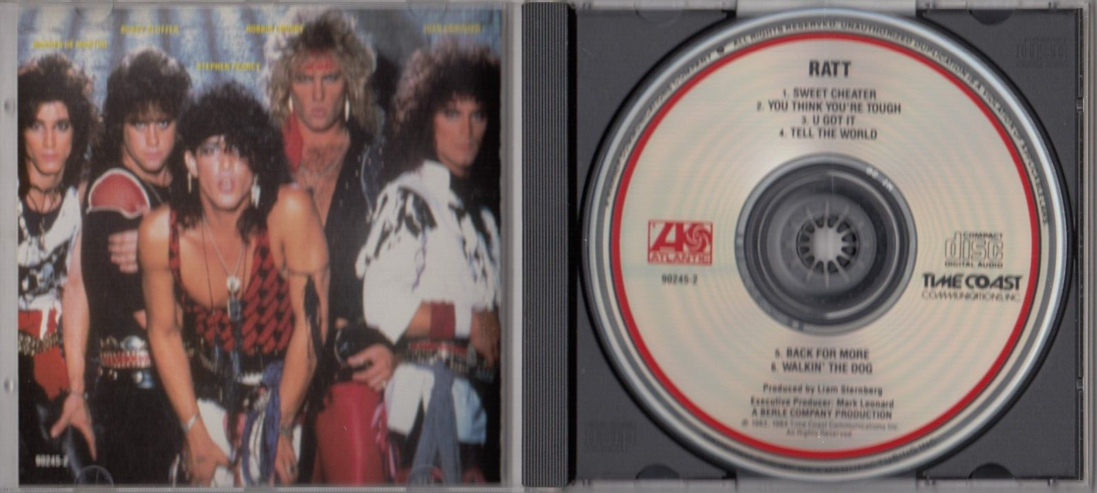 Ratt - Ratt EP (CD, Jul-1991, Atlantic (Label)) 790245-2 HAIR METAL ...