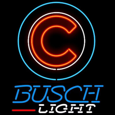 Chicago Cubs Beer Neon Sign Beer Bar Sport Pub Cave Wall Decor 24"x20 ...