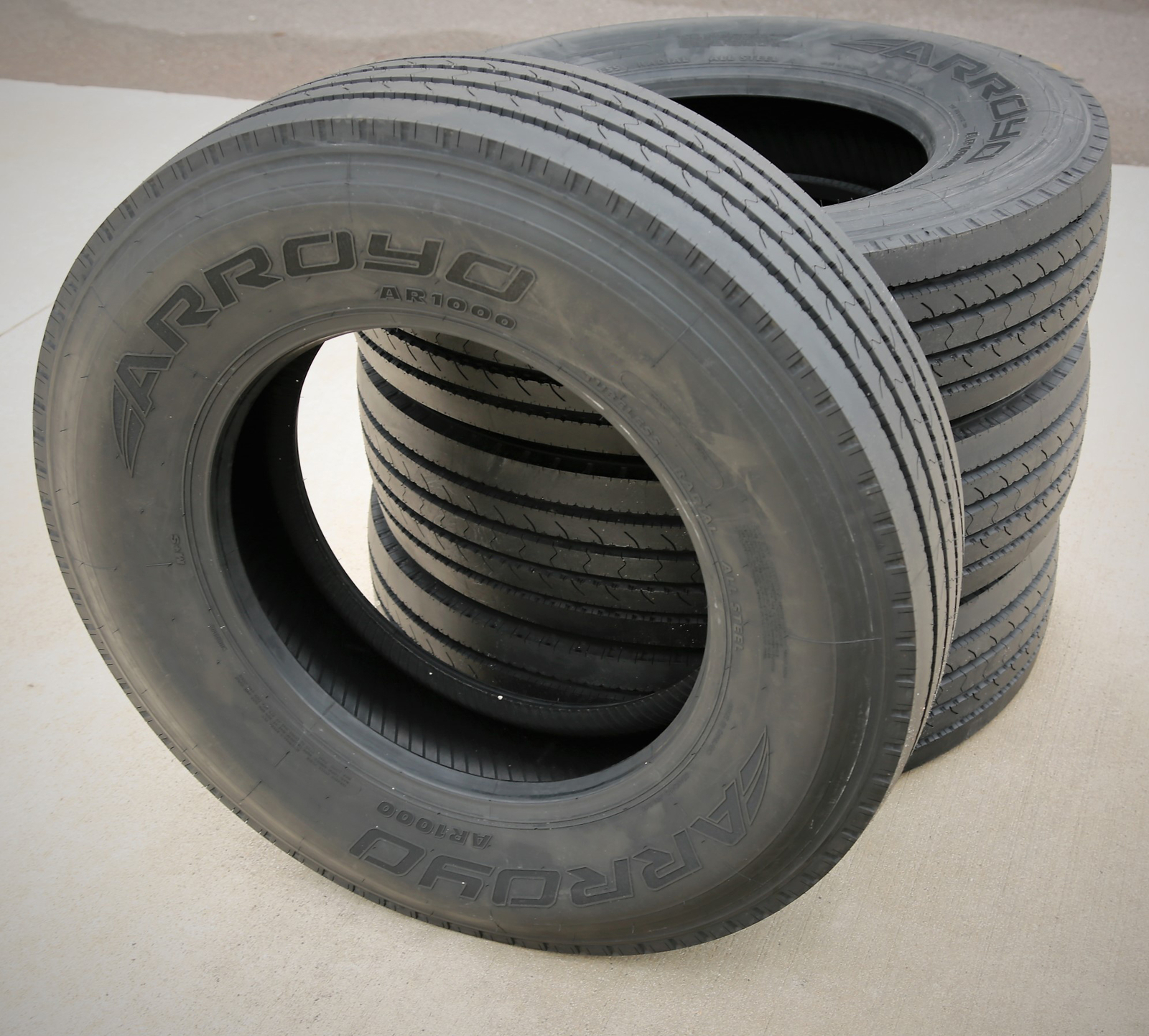 4 Tires Arroyo AR1000 225/70R19.5 Load H 16 Ply Steer M+S All Steel ...