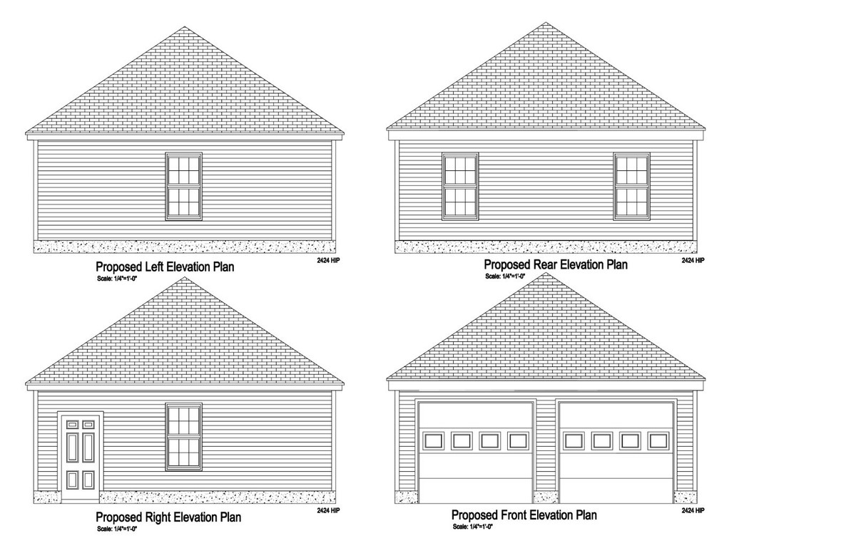 24x24 Garage Hip Roof Kit DIY 16X24 Hip Roof Storage Shed Plan