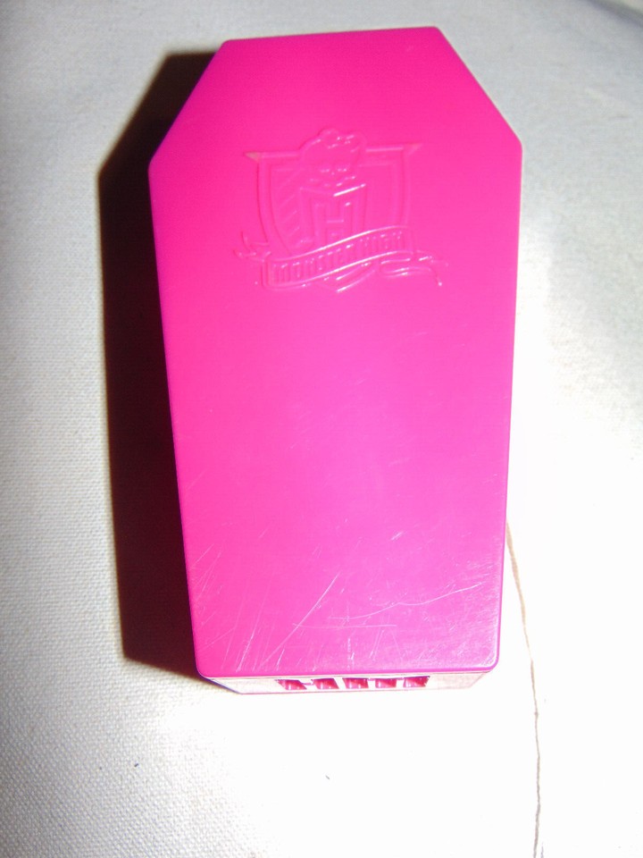 2010 Monster High Locker Coffin Doll Student Pink Stickers Official ...