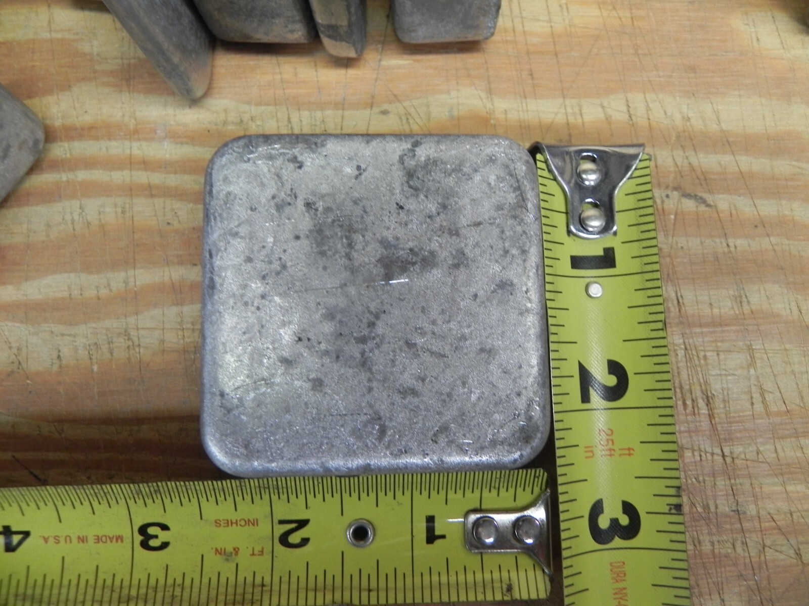 20LB Lead Ingots approx 2 1/2 x 2 1/2 thickness varies sinkers jigs ...