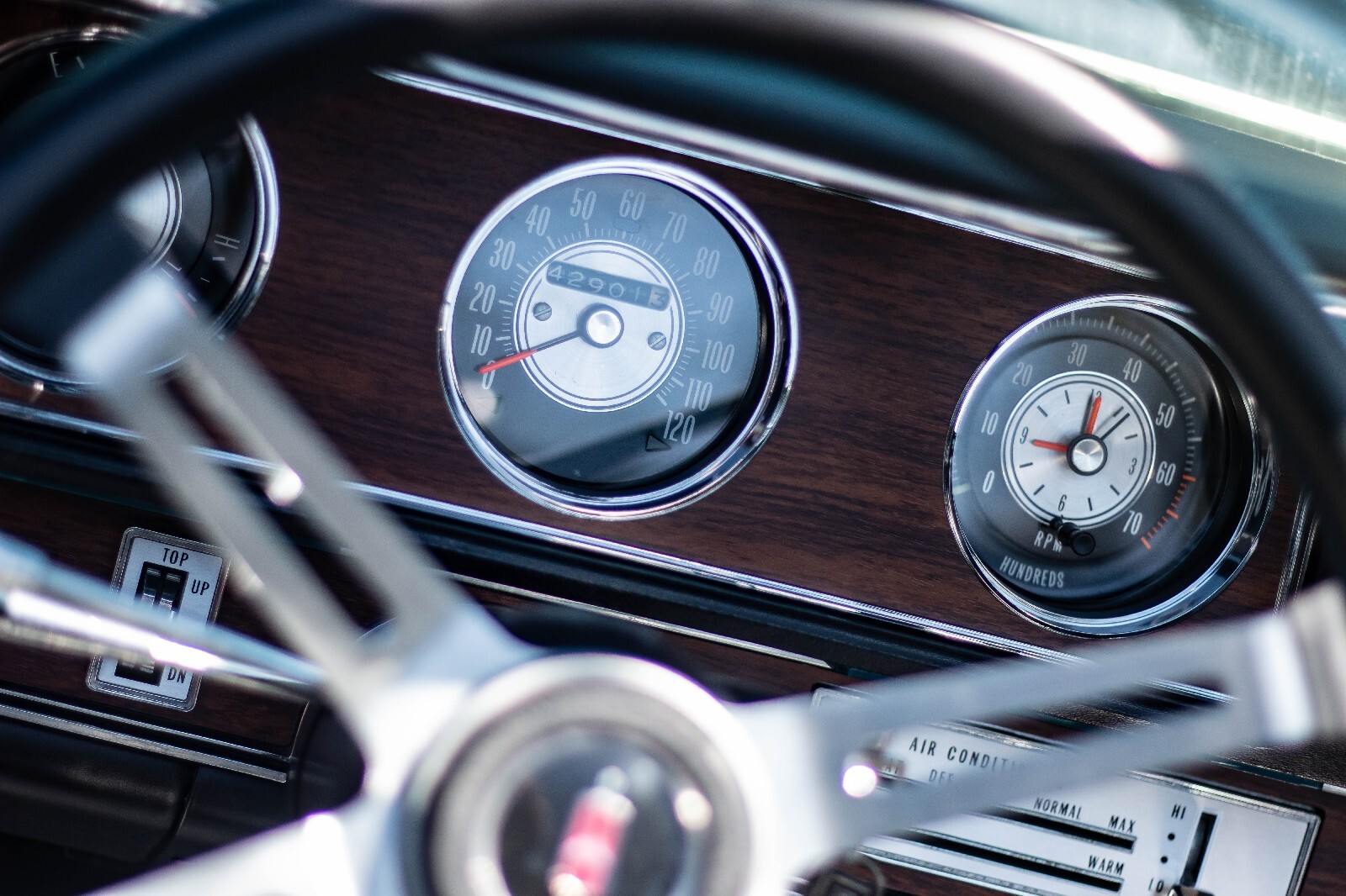 1968-1972 Oldsmobile Cutlass 442 Rally Pac Tach, Speedometer and Fuel ...