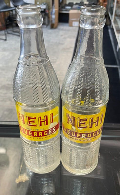 2 NEHI Scranton PA 12oz Clear Bottles One Good One Fair Condition | eBay