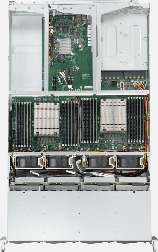 2U 12 Bay SAS3 SuperMicro Server 6028U-TR4T+ W/ X10DRU-i+ Barebone 12 ...