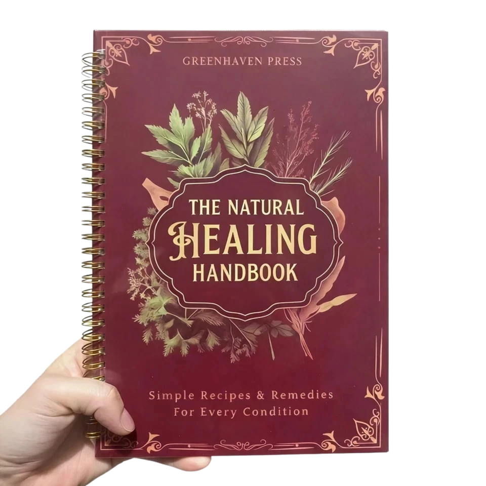 The Natural Healing Handbook Spiral Herbal Remedies Wellness Recipes ...