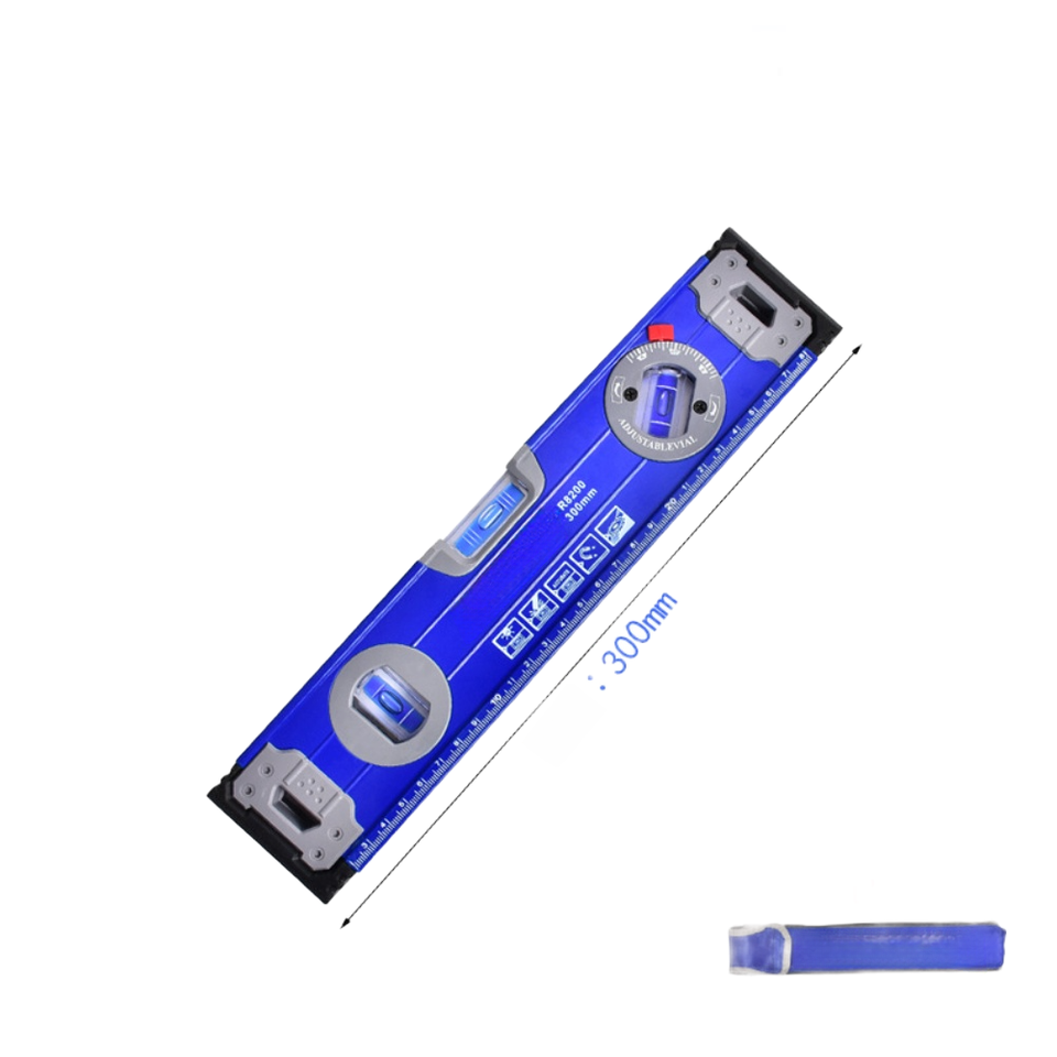 Measuring Tool Magnetic Level Aluminum Ruler Clear Measurement Markings ...