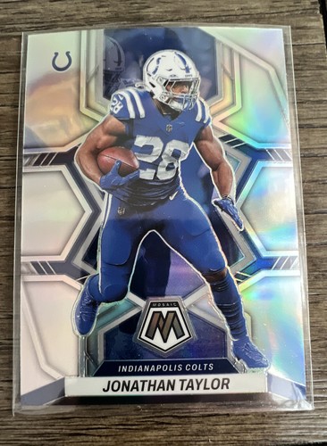 2022 Panini Mosaic Football Jonathan Taylor Silver Prizm #83 ...