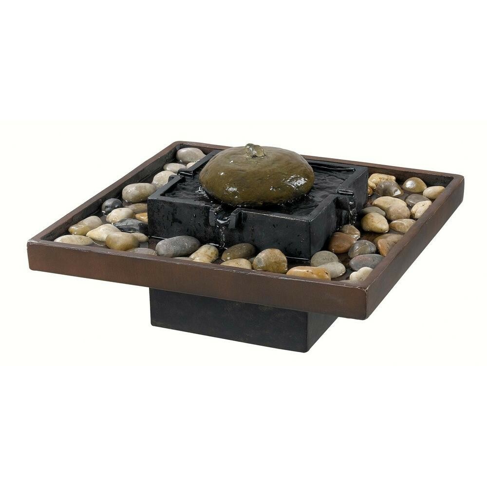 Kenroy Water Fountains Indoor Kenroy Home Alluvium Resin And Slate