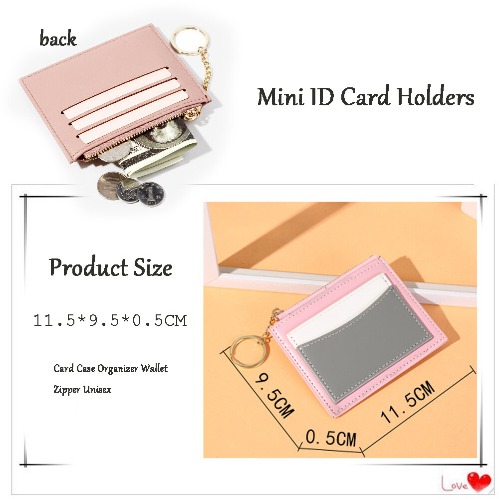 Card Organizer Korean Lady Wallet ID Card Holders Mini Purse Credit ...