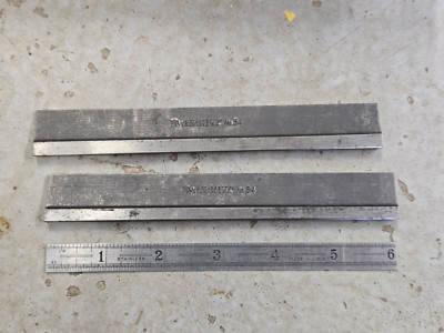 Starrett No. 54 Tapered Parallel Hold Downs 6" Set/2 Hardened Ground ...